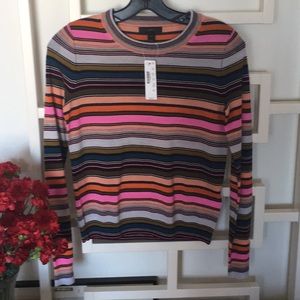 J. Crew | Sweaters | J Crew Rainbow Merino Wool Sweater | Poshmark